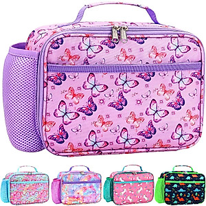 RHCPFOVR Kids Lunch Bag - Insulated Lunch Box for Boys Girls,Washable Lunch Bag and Reusable Toddler Leak-proof Lunchbox for School and Daycare
