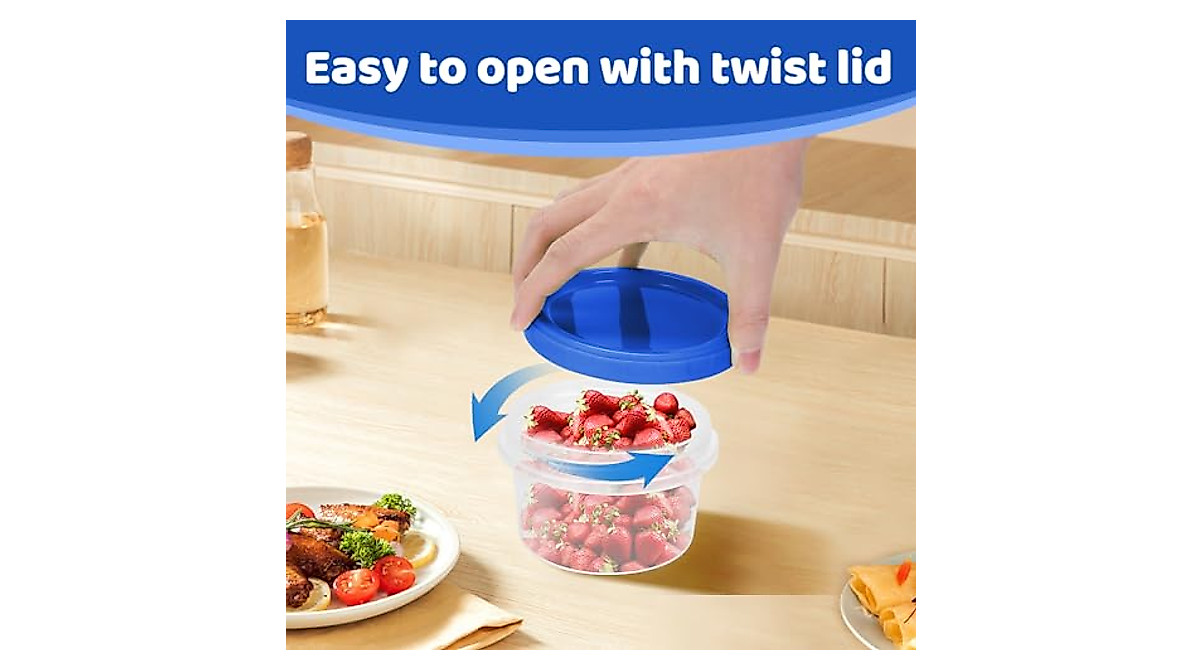 Atecare Heavy Duty Freezer Storage Containers - 10 Pack