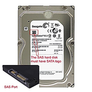 chenyang SAS to SATA Adapter SFF-8482 29Pin SAS Hard Disk Drive to Motherboard SATA 22Pin Converter Adapter