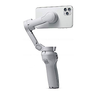 DJI OM 4 - Handheld 3-Axis Smartphone Gimbal Stabilizer with Grip, Tripod, Gimbal Stabilizer Ideal for Vlogging, YouTube, Live Video, Phone Stabilizer Compatible with iPhone and Android
