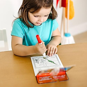 Melissa & Doug On the Go ColorBlast! Travel Activity Book With No-Mess Marker - Dinosaur - FSC Certified