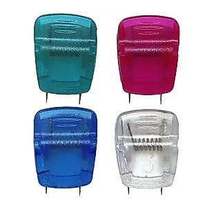 Tetra-Teknica (24-Pack) CWC-1052 Cubicle Fabric Partition Panel Clips, Assorted Color