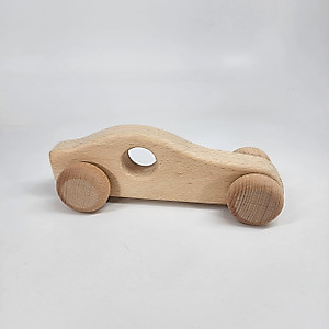 Adventure Awaits! - 2 Pack - Wooden Cars for Toddlers & Babies, Montessori Baby Rattles Teething Toys