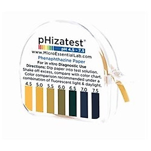 934 - Description : pH Paper - pHIZATEST Nitrazine Indicator Paper, Micro Essential Laboratory - Roll of 1