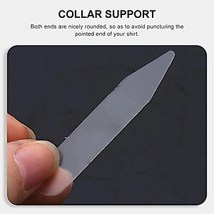 Cabilock 300pcs Plastic Collar suit collar stays clear collar stays collar plastic support Stays For Men