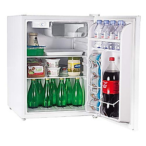 RCA RFR283-WHITE 2.6 Cu. Ft. Compact Refrigerator, White