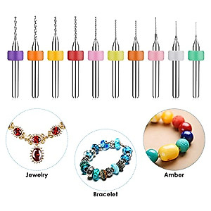 20 Pcs Micro Drill Bit Set 0.3-1.2mm Micro Drill Bits Tungsten Steel PCB Print Circuit Board Flute CNC Router Bits Shank for Rough Stone Jewelry Punching Engraving