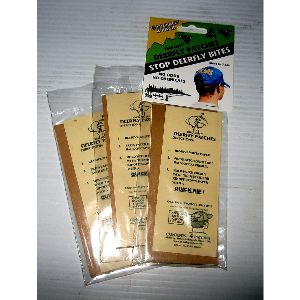 Deerfly Patches/Deer Fly Repellent Patch (12 Pack)
