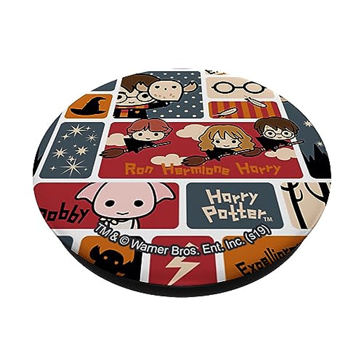 Harry Potter Cute Chibi Pattern PopSockets Standard PopGrip