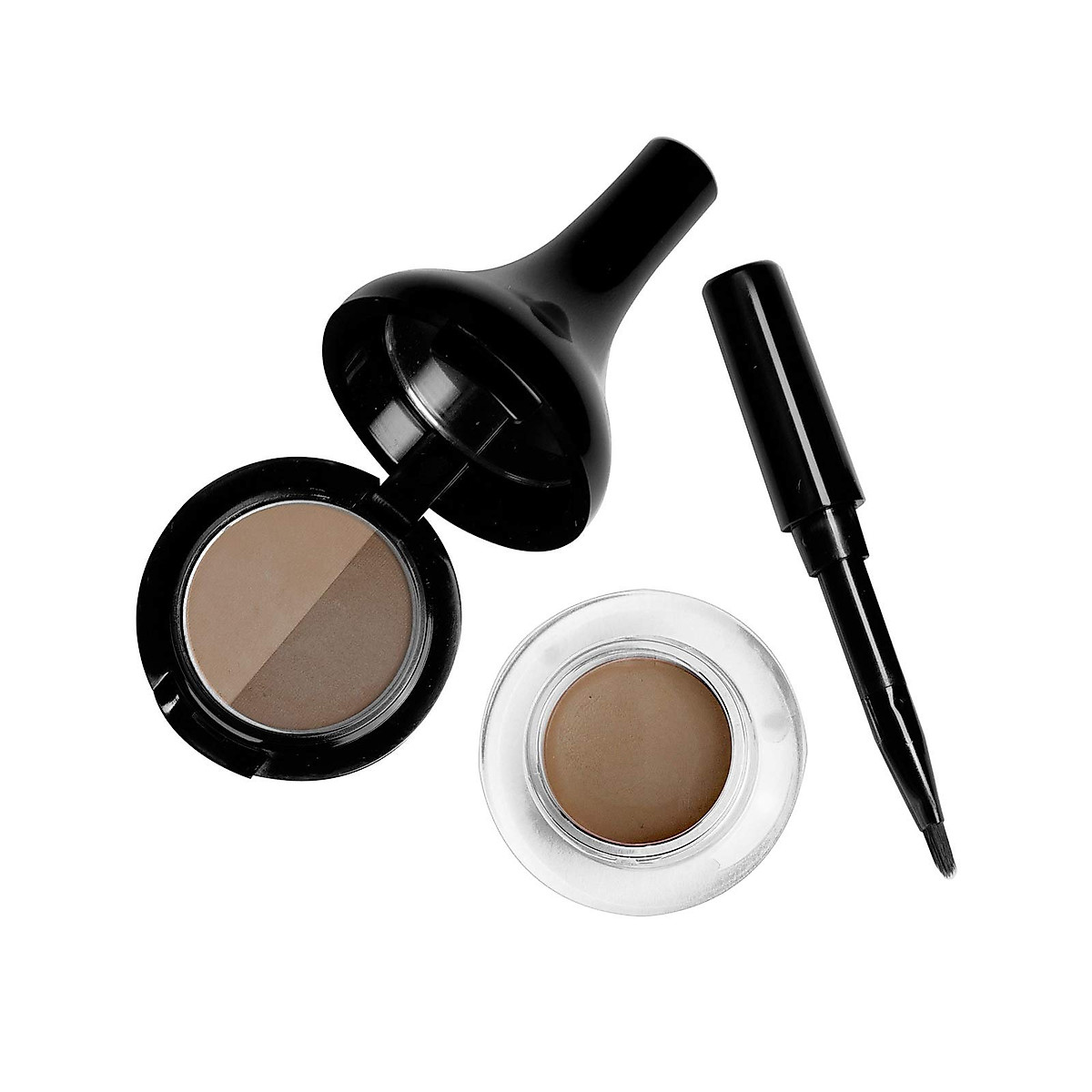 KRISTOFER BUCKLE Champion Eyebrow Pomade and Powder Blonde 0.09 oz. - All-In-One Eyebrows Product, Pomade & Two Powders for Fuller Brows