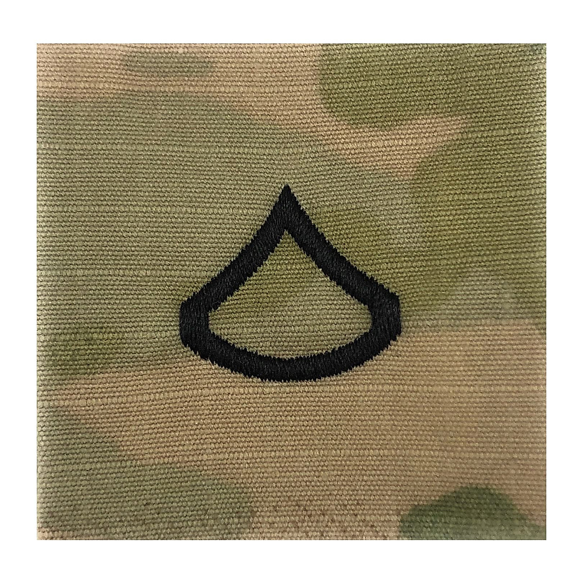 US Army OCP Rank 2x2 Pre Folded Sew-On for Shirt/Coat - Private First Class