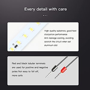 ENOMAKER Creality 3D Printer LED Light Bar Kit for Ende 3 V2 Neo Lighting Strip Upgrade LED Chip,24V Premium Warm White Soft Light, Engergy and Power Saving for Creality Ender 3/Pro/V2/V2 Neo