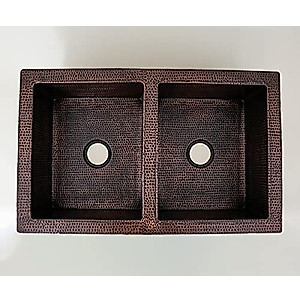 Copper Farmhouse Kitchen Sink 50/50