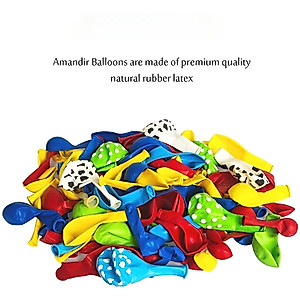 Amandir 152Pcs Toy Inspired Story Balloons Arch Garland Kit, Cow Pattern Cloud Yellow Red Blue Green Confetti Latex Balloons for Kids Toy Inspired Story Theme Birthday Party Supplies Decorations