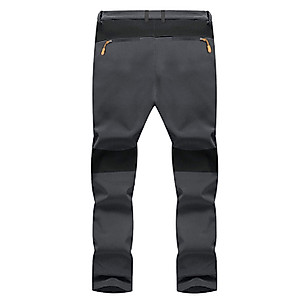 TACVASEN Men's Hiking Pants Waterproof Pants Ski Pants Snow Pants Snowboard Pants Cargo Pants Windproof Pants