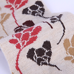 EnerWear 4 Pack Women's Merino Wool Outdoor Hiking Trail Crew Sock (US Shoe Size 4-10, Wine/Brown/Multi)