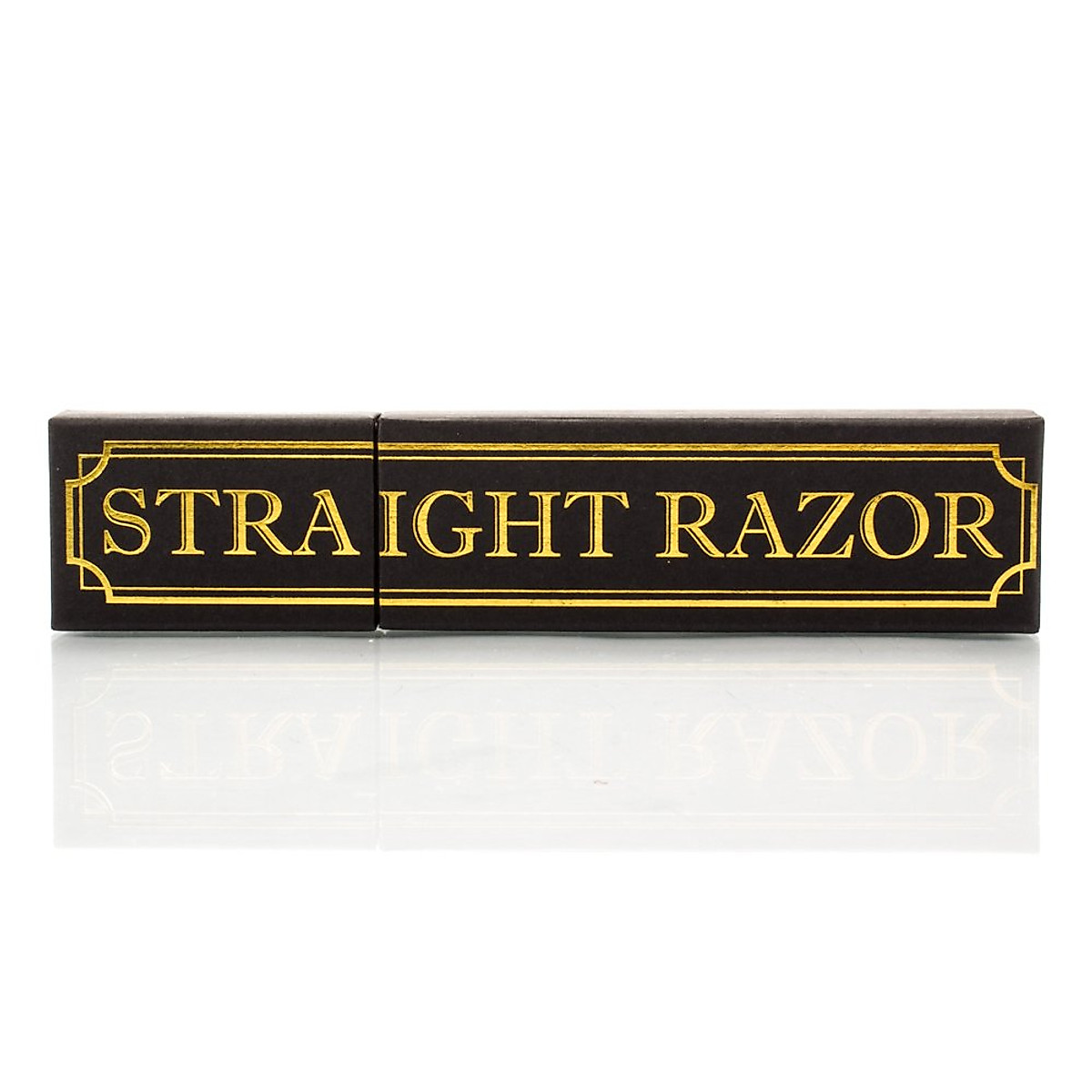 The Shave Network Shave Ready 10 Piece Set Shaving Straight Razor 6/8 - Gold, Classic - Plastic Handle - Unisex - Black, Silver - Sensitive Skin - Men