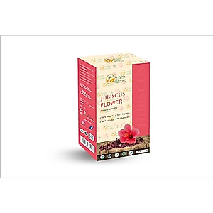 Herbs Botanica Hibiscus Flower Dried Organic For Tea, Hair Growth, Flor De Jamaica Organica Whole Full Flower Petals Cake Decoration & Cocktails 7.05 Oz / 200 Gms