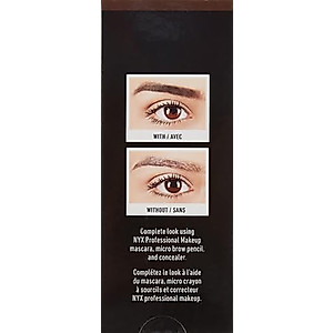 NYX PROFESSIONAL MAKEUP Tinted Eyebrow Mascara, Brunette