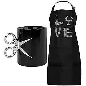 Hair Stylist Gifts for Women,Gifts for Hairstylist Women,Hairdresser Mugs Gifts for Women,Hair Stylist Cups for Women,Hairdresser Aprons for Women,Hair Stylist Apron for Women,Hairstylist Coffee Mug