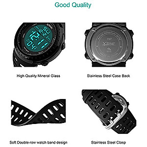Digital Watch Men Sports LED Screen Large Face Military Watches for Men Waterproof Casual Luminous Stopwatch Alarm Simple Watch 1167