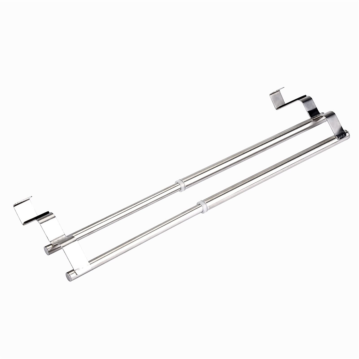Fybida Towel Rack Over Door Over Door Towel Rack 26×13×3 Double Layers Stainless Steel Telescopic Towel Rack Hanger Bathroom Kitchen