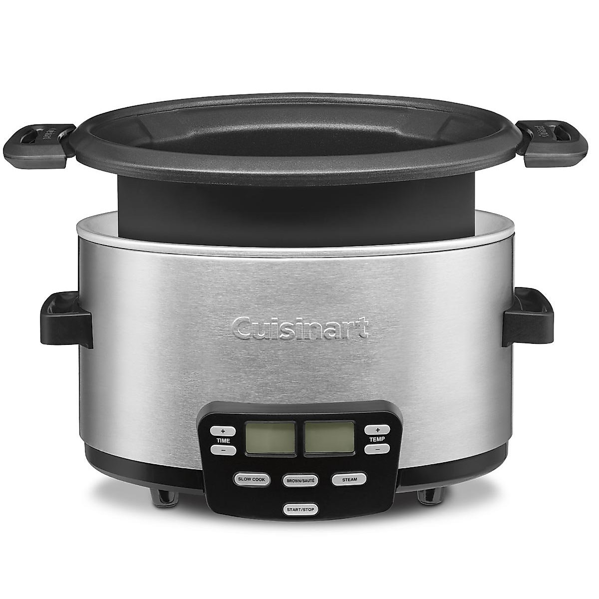 Cuisinart MSC-400 3-In-1 Cook Central 4-Quart Multi-Cooker: Slow Cooker, Brown/Saute, Steamer (Renewed)