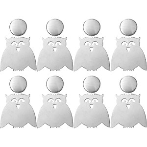 Zerodeko Home Decor Magnetic Tablecloth Weights Clip: 8pcs Curtain Drapery Weights Stainless Steel Table Clip Shape Table Cover Pendant for Outdoor Garden Picnic Table Covers Outdoor Decor