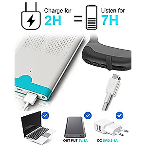 Tayogo Bone Conduction Headphones, Wireless Bluetooth Bone Conducting Earbuds, Open Ear Headset with Mic, for Running, Cycling, Yoga-Grey