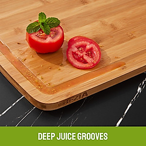 30 x 20 Inch Extra Large Bamboo Cutting Boards - BEZIA 3XL Stove Top Cover Chopping Board - Meat Cutting Board for BBQ - Turkey Carving Board - Extra Large Charcuterie Boards with Juice Groove