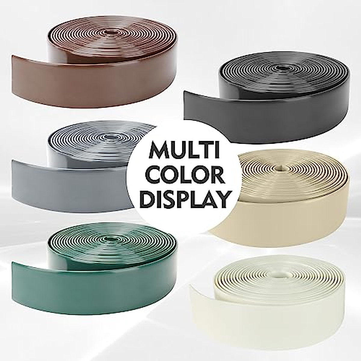 LukLoy 50ft Long Vinyl Straps for Patio Chairs Repair 2" Wide Patio Furniture Replacement Straps, Grey