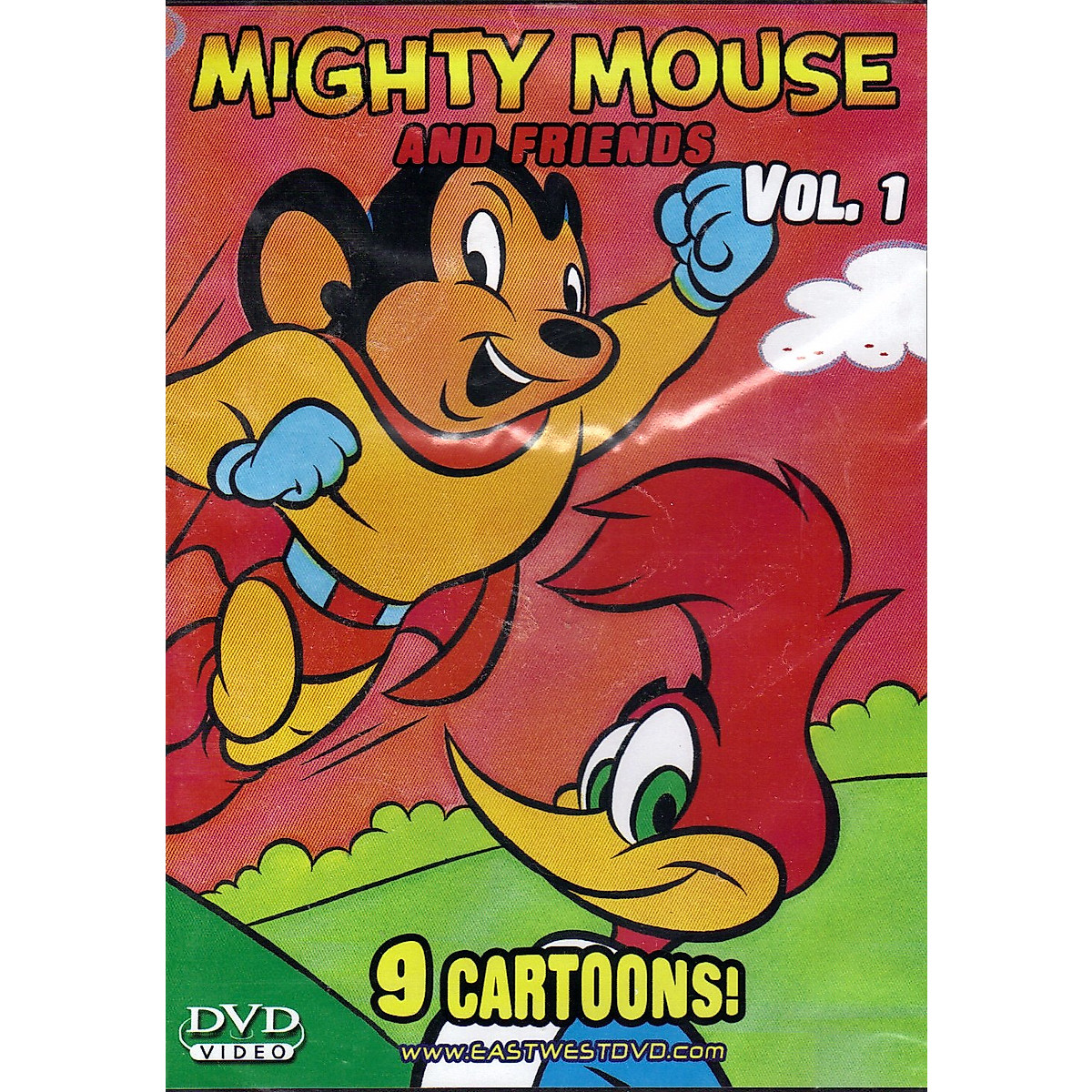 Mighty Mouse and Friends Vol 1~ Featuring: Little Audrey, Woody Woodpecker, the Talking Magpies, Herman, Buzzy, Felix the Cat, and More[slim Case]
