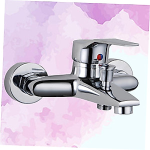 Veemoon Sink Faucet Hot and Cold Water Faucet Faucets for Bathroom Sinks Basin Faucet Single Handle Faucet Faucets for Bath Sinks Faucet for Bathroom Sink Kitchen Mixing Valve in-Wall