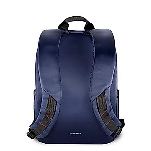 CG MOBILE Ferrari 15” Backpack PU Carbon for 15.6" MacBook up to 10.1’’ USB COONECTOR Navy (Blue With Nylon PU Carbon)