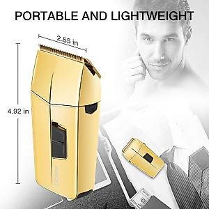 2 in 1 Professional Men's Electric Shaver Razor Foil Shaver Bald Head Shaver Barber Professional Hair Beard Trimmer Grooming Kit
