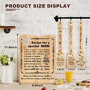 YUEYUQIU Mothers Day Gifts for Mom - Mom Birthday gifts, Thank You Gifts for Mom from Daughter Son, Mom Cutting Board Set Gift, Christmas Gifts for Mom Kitchen Decoration Gifts for Mother