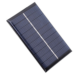 Delaman 2Pcs Solar Panel, Polysilicon Solar Panel Charging Power Board Charger for Small Power Appliances