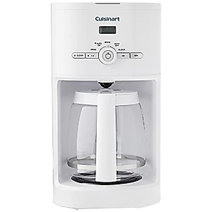 Cuisinart DCC-1120 12-Cup Classic Programmable Coffeemaker, White, 12-Cup, Programmable