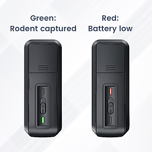 OWLTRA OW-1 Indoor Electric Rat Trap, Instant Kill Rodent Zapper with Pet Safe Trigger, Black, Large