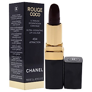 Chanel Rouge Coco Ultra Hydrating Lip Colour - 494 Attraction Lipstick Women 0.12 oz