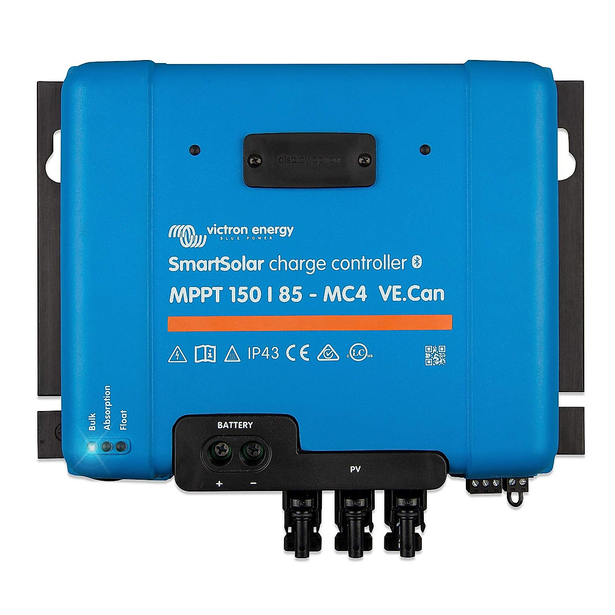 Victron Energy SmartSolar MPPT MC4 VE. Can 150V 85 amp 12/24/36/48-Volt Solar Charge Controller (Bluetooth)
