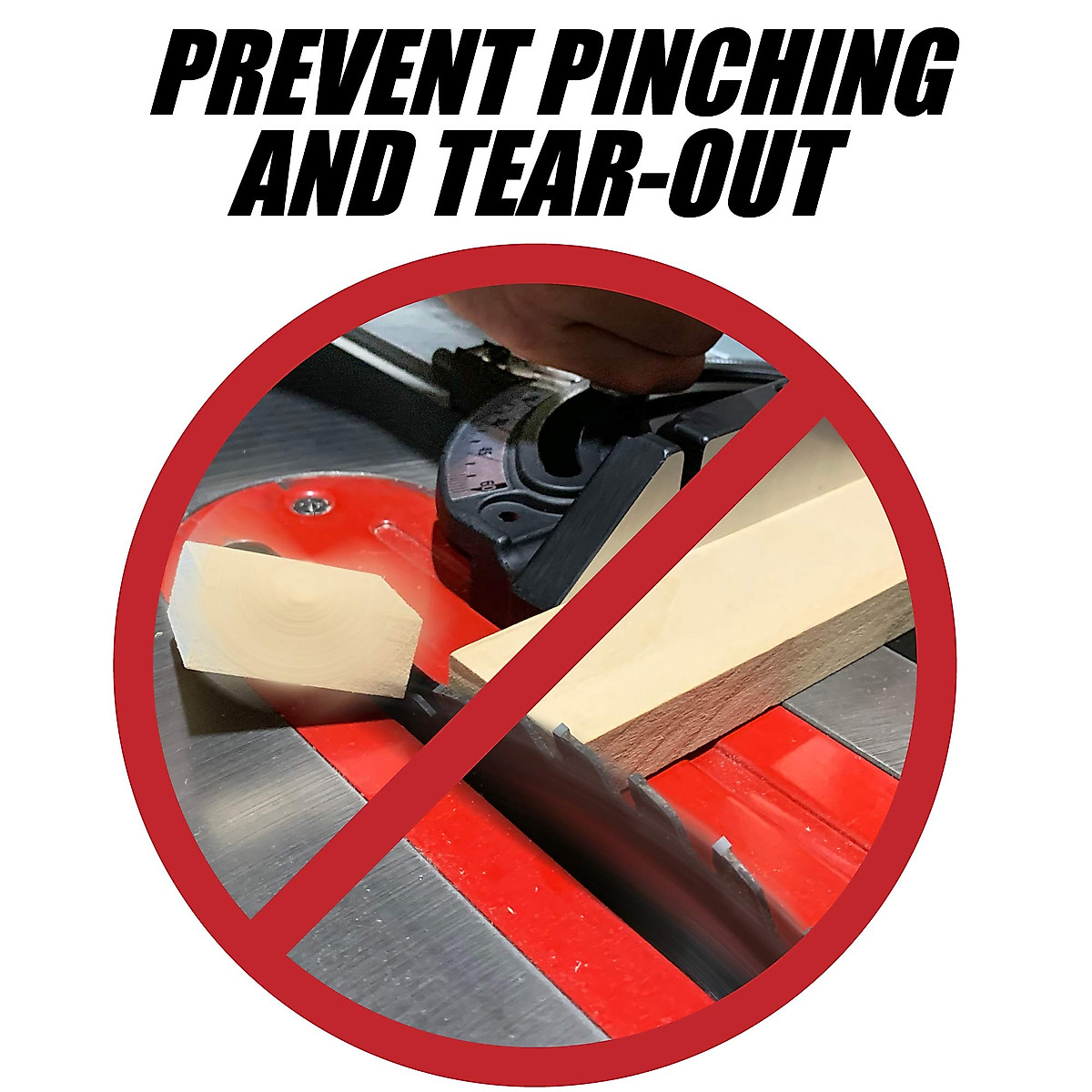 Phenolic Zero Clearance Insert for Delta Uni-Saw Contractor | Large Grizzly and Other Table Saws with a 13-3/8” x 3-3/4” x 1/2” Throat Plate Opening