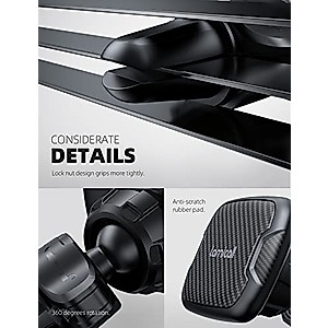 Lamicall Magnetic Phone Holder for Car, [6 Strong Magnets] Car Phone Holder Mount, Cell Phone Holder for Car, iPhone Car Holder Compatible with All Smartphone