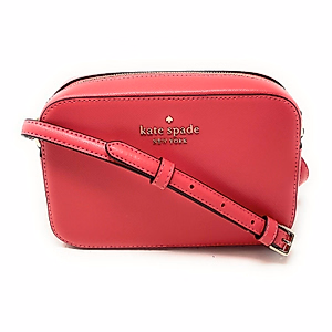 Kate Spade Staci Mini Camera Bag Leather Crossbody Dark Watermelon