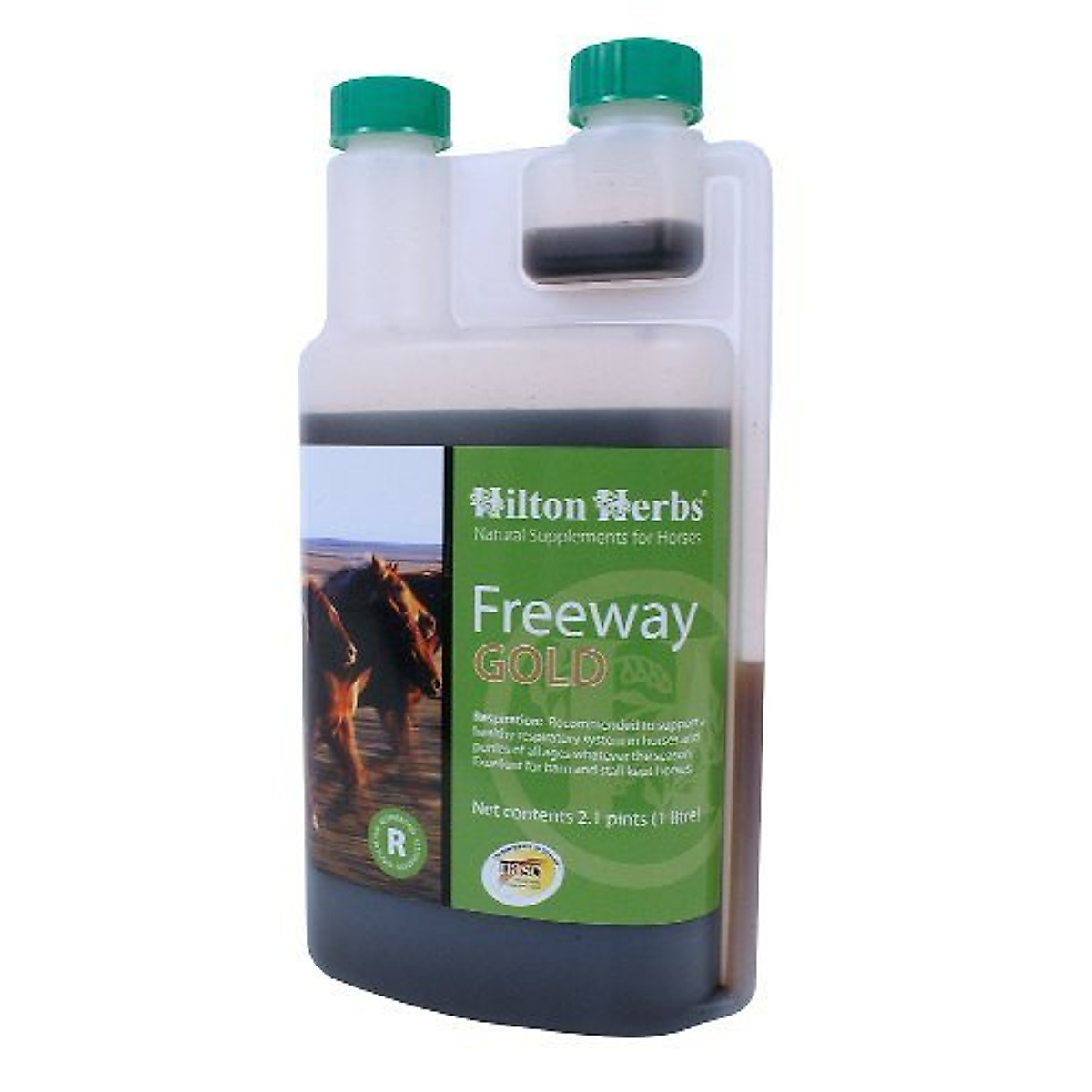 Hilton Herbs Freeway Gold Liquid Herbal Supplement for Horses, 1-Liter Bottle by Hilton Herbs