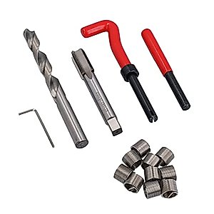 AB Tools-Neilsen M12 x 1.25mm Thread/Tap Repair Cutter kit helicoil 15pc Set Damaged Thread