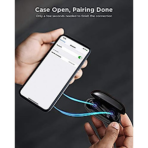 1MORE ComfoBuds Wireless Earbuds for Kids, Mini Noise Cancelling True Wireless Earbuds for Teenager, Bluetooth 5.0 Headphones with 4 Mics, IPX5 Waterproof Sports Earphone for Students, Black