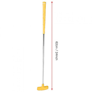 Golf Putter, Golf Putters for Men Right Handed and Left 6 Colors 24inch Mini Rubber Head Golf Putters Kids Golf Putter Steel Shaft for Kids, Junior and Adults Toddler Putter Golf Clubs(Yellow)