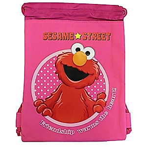 Drawstring Bag - Elmo Pink Cloth String Bag