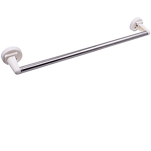 YYST Type-C Magnetic Towel Bar Holder Rack Hanger for Refrigerator, Kitchen Sink,Oven -for Curtain,Towel,Flag,etc -16 to 38" (1, White)